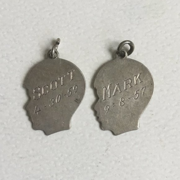 Jewelry | Vintage 925 Sterling Silver Lestage Child Boy Faces ...